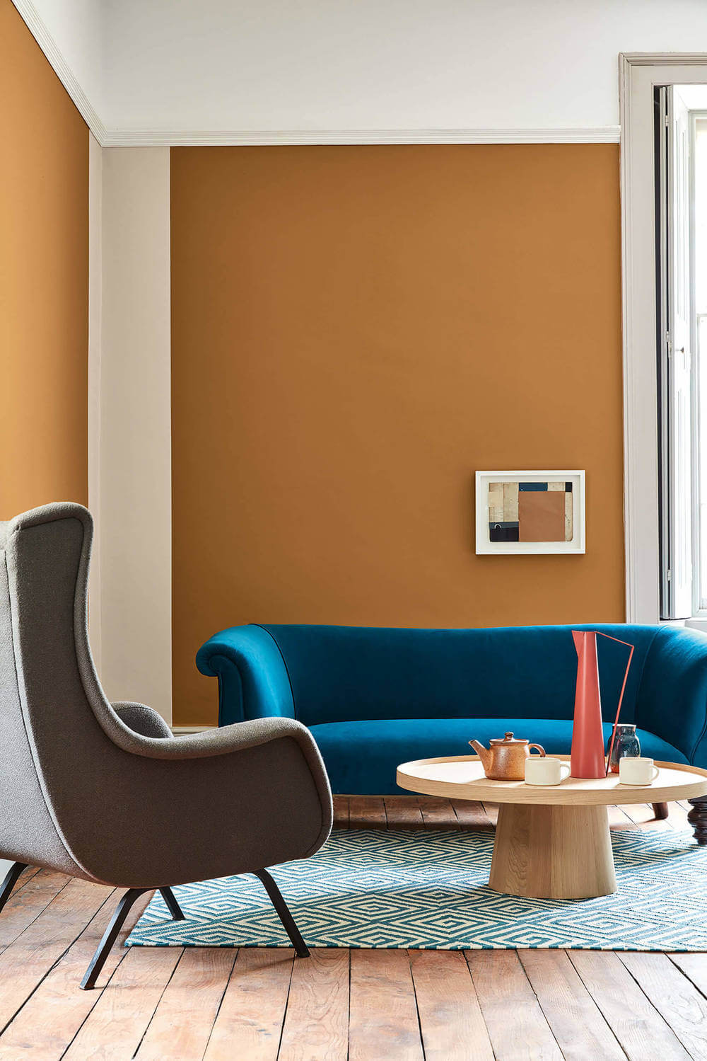 Little Greene Masonry Paint Middle Buff 122 - Paint-Greene.nl